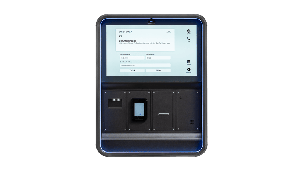 CONNECT PAY automatic pay stations for parking systems
